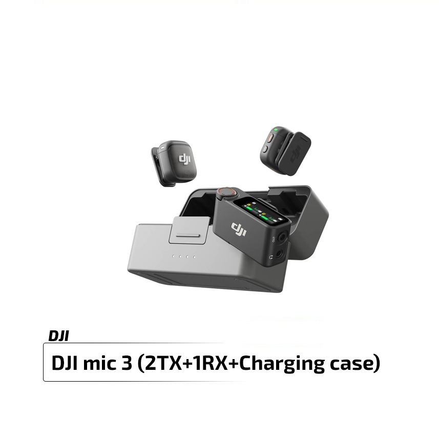 DJI mic3 (2TX+1RX+Charging case) – Cinestore